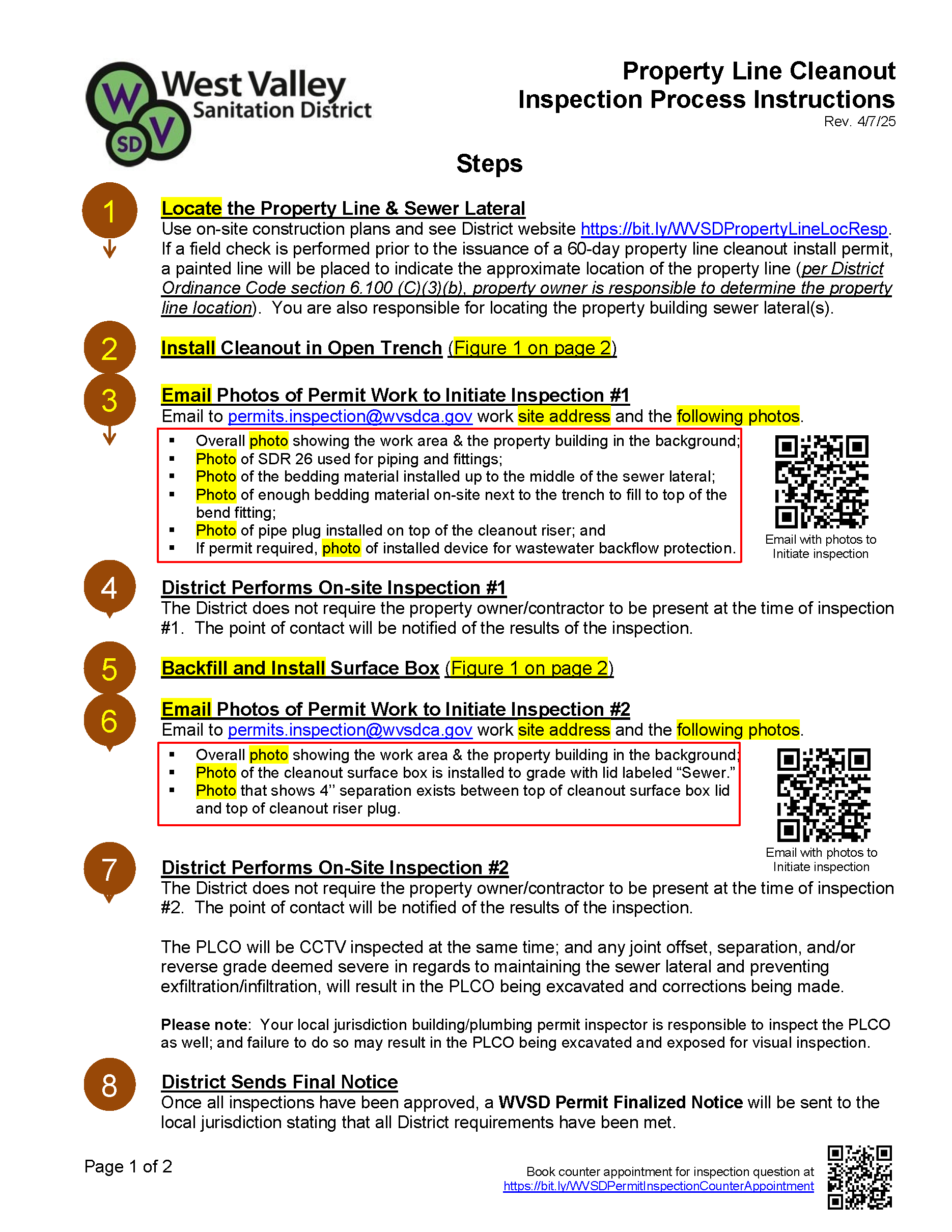 Learn about property line cleanout process | West Valley Sanitation ...